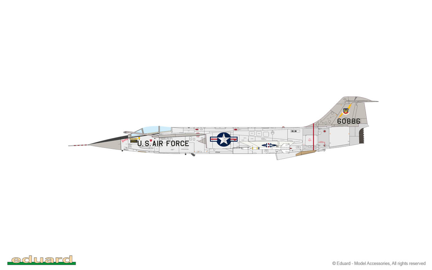 The Zipper, F104C Starfighter in Vietnam War, Limited Edition - Eduard ...