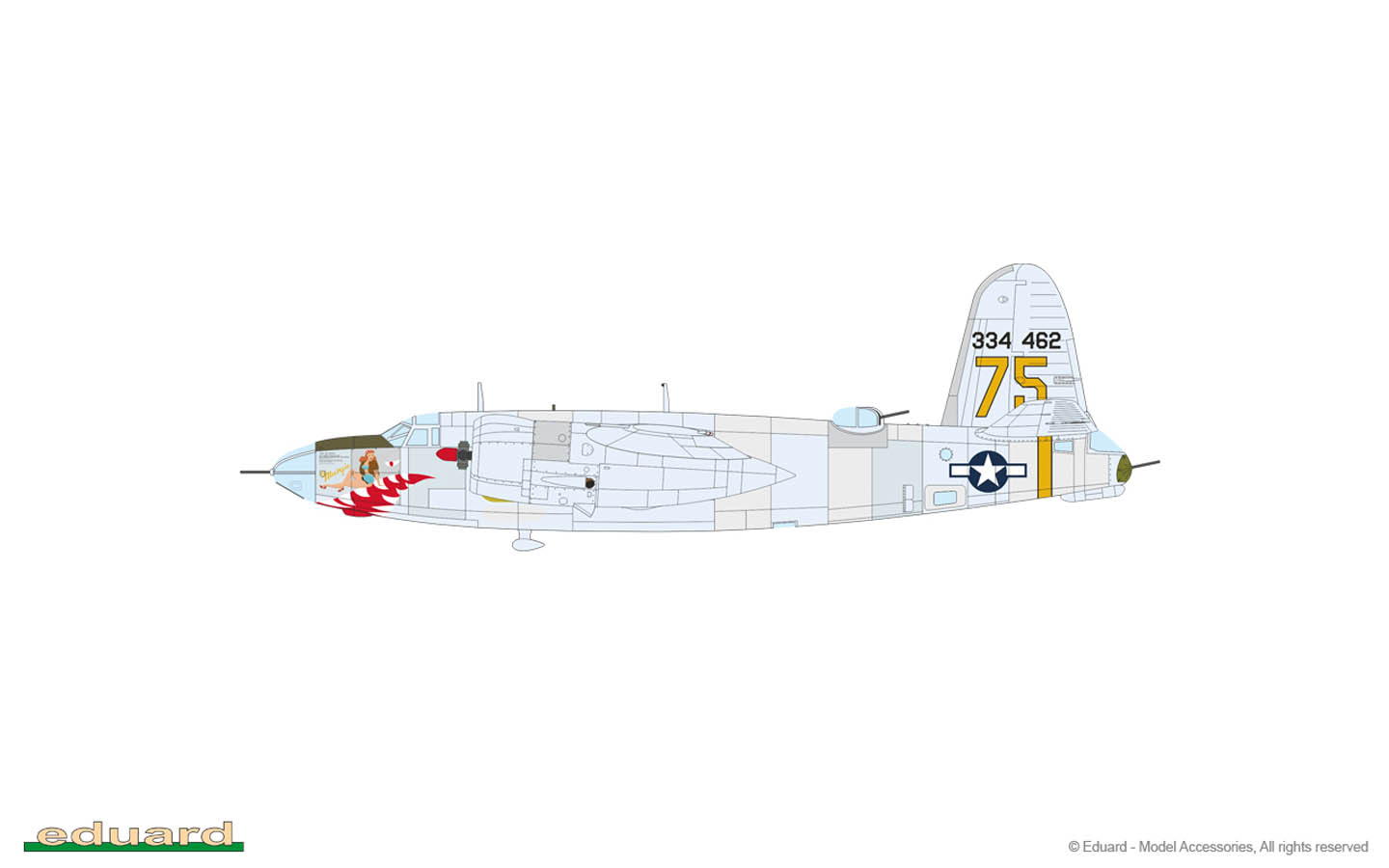 B-26F/G Marauder, Limited edition - Eduard 2146 | kingshobby.com