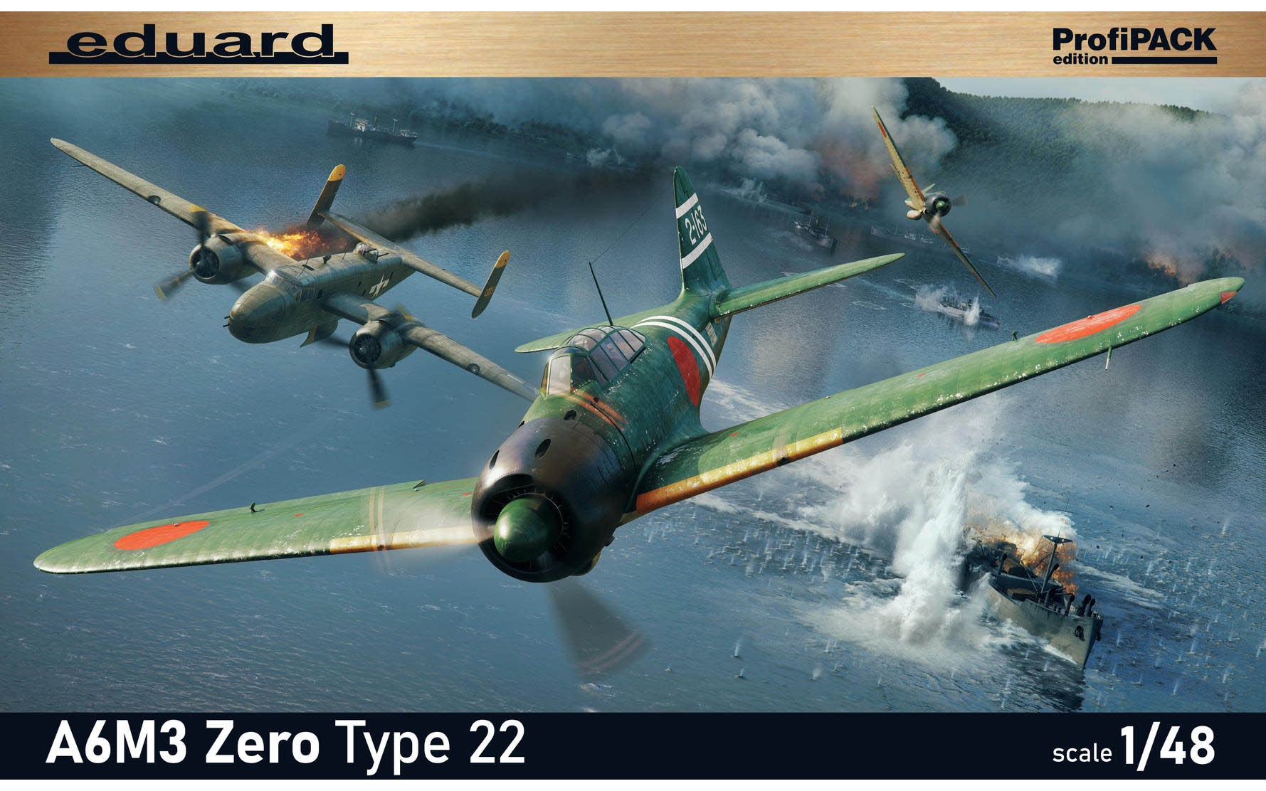 A6M3 Zero Type 22 - ProfiPACK - Eduard 82214 | kingshobby.com