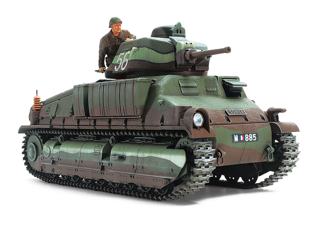 French Medium Tank Somua S35 - Tamiya 35344 | kingshobby.com