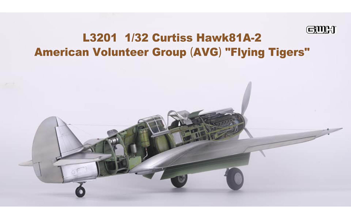 Curtis Hawk 81-A2 - Flying Tigers (P-40B Tomahawk) - GWH L3201 ...