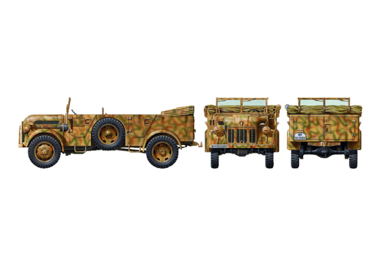 German Steyr Type 1500A/01 - 1/48 - Tamiya 32549 | kingshobby.com