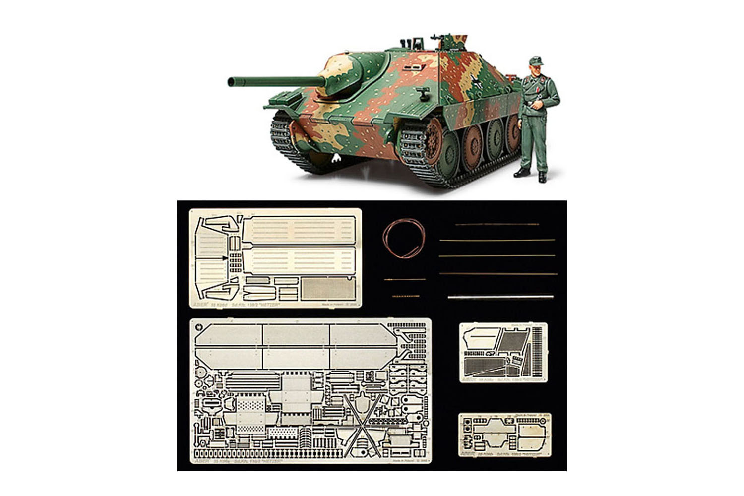 German TD Hetzer Mid Prod - Tamiya 25156 | kingshobby.com