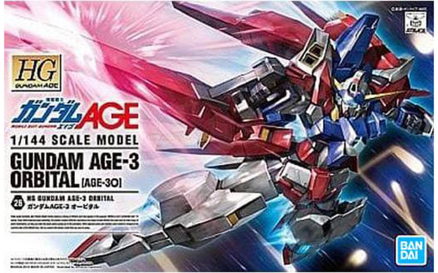 HG Gundam Age Gundam Age-3 Orbital (AGE-3O) - 5062830 - Bandai 2165084 | kingshobby.com