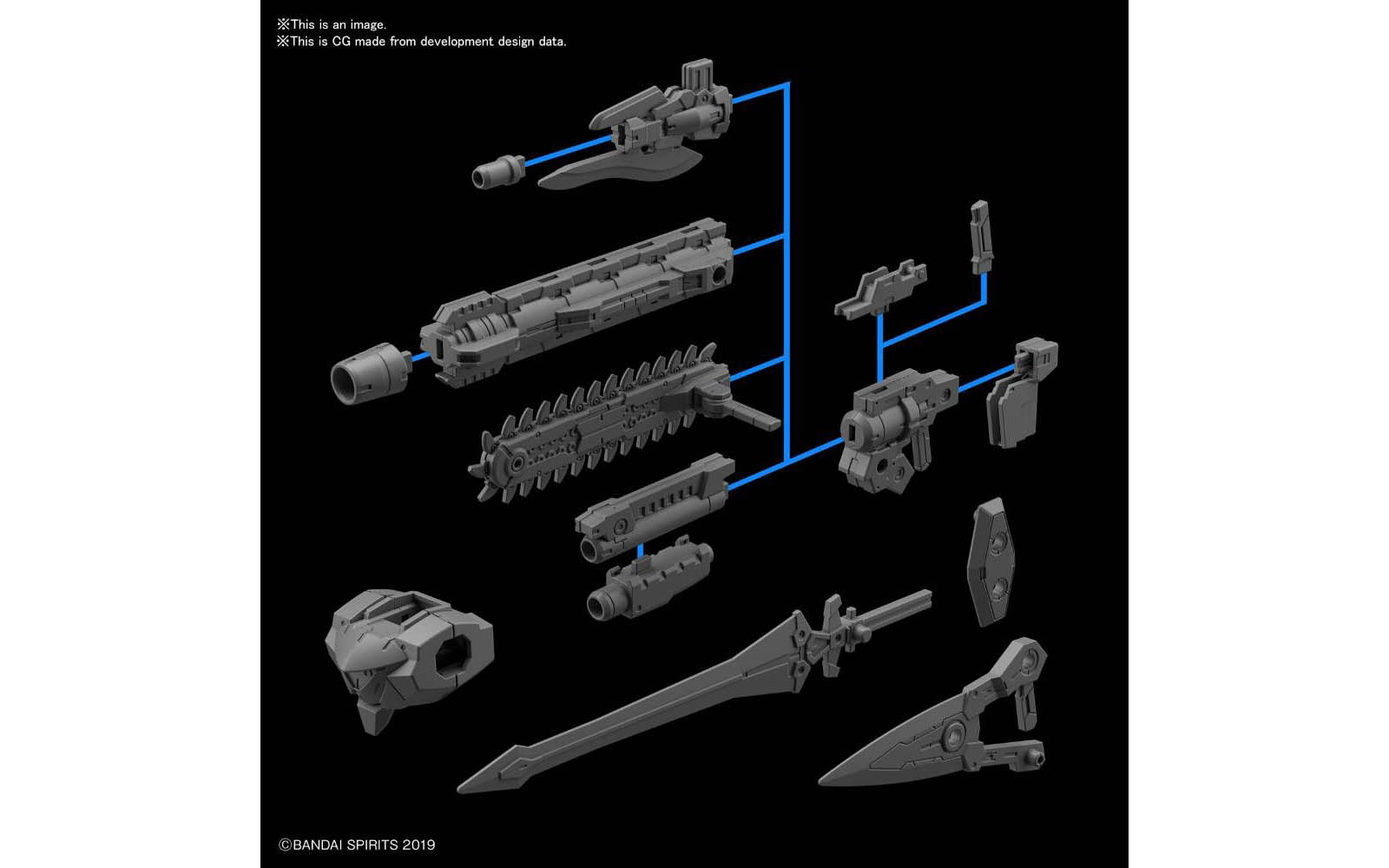 30MM / 30Minutes Missions Option Weapon 1 For Rabiot - 5060457 - Bandai ...