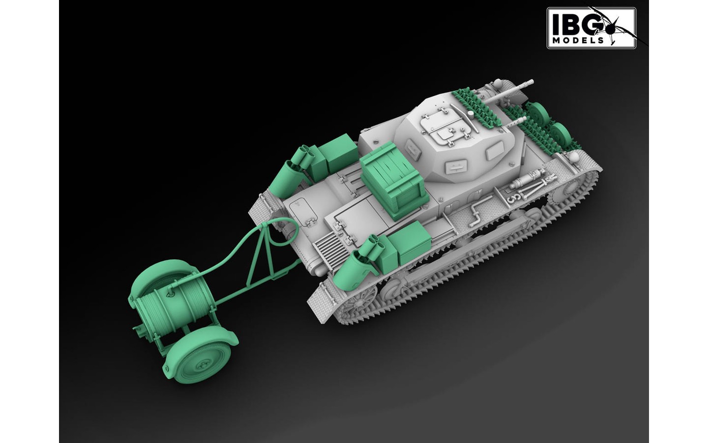 Pz.Kpfw. II Ausf. b with Fuel Trailer Limited Edition - IBG 72166 ...