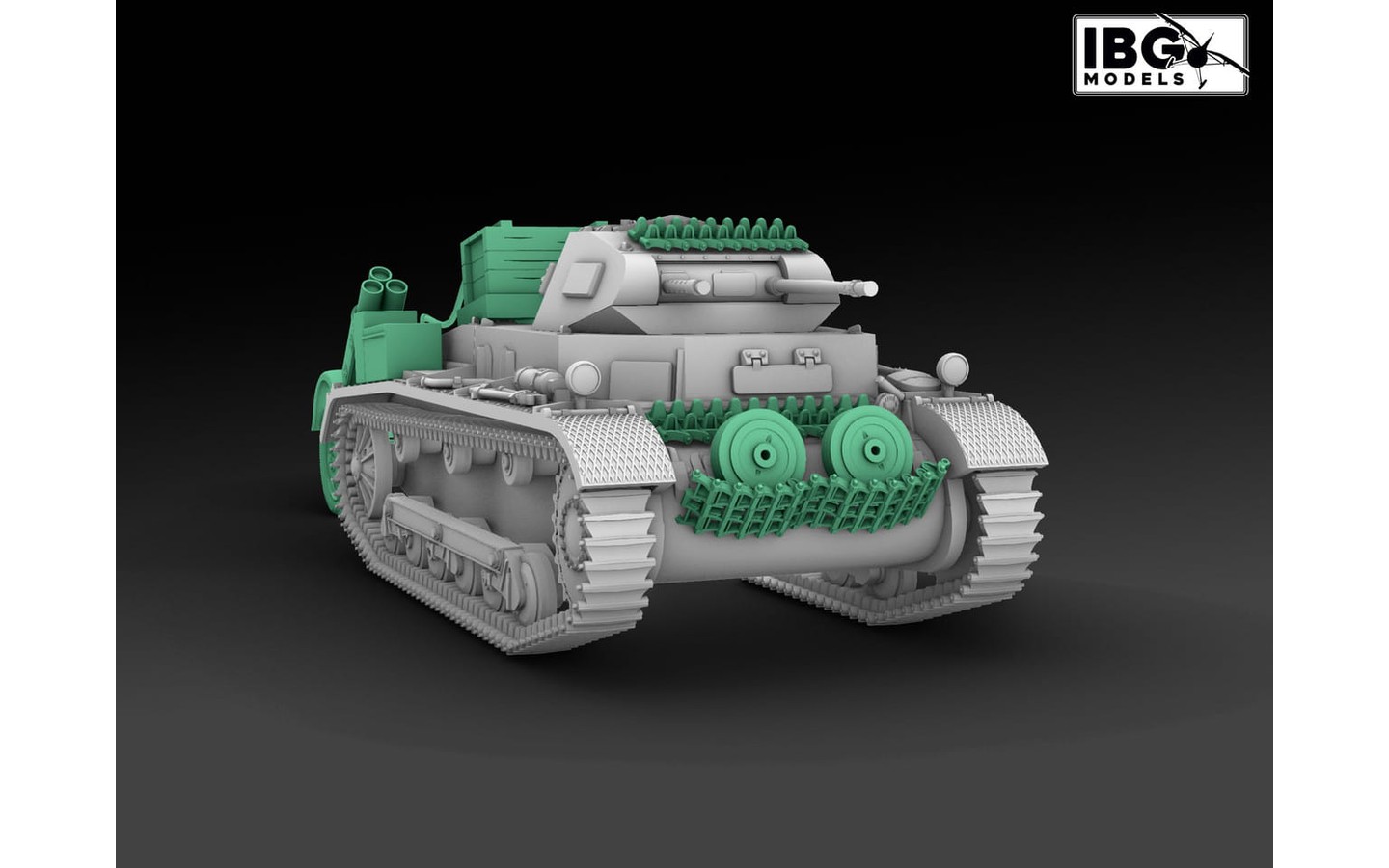 Pz.Kpfw. II Ausf. b with Fuel Trailer Limited Edition - IBG 72166 ...