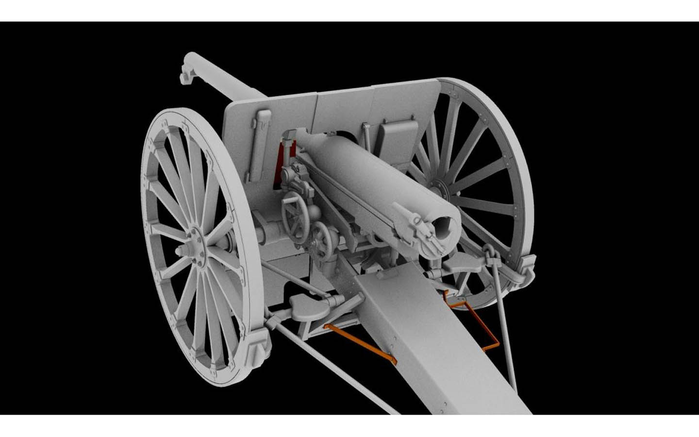 75mm French Field Gun Mle 1897 World War I - IBG 35067 | kingshobby.com