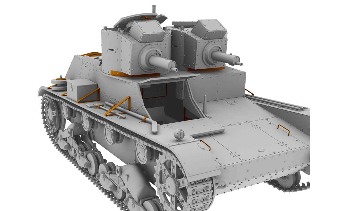 7TP Polish Tank - Twin Turret - Late production - IBG 35072 ...