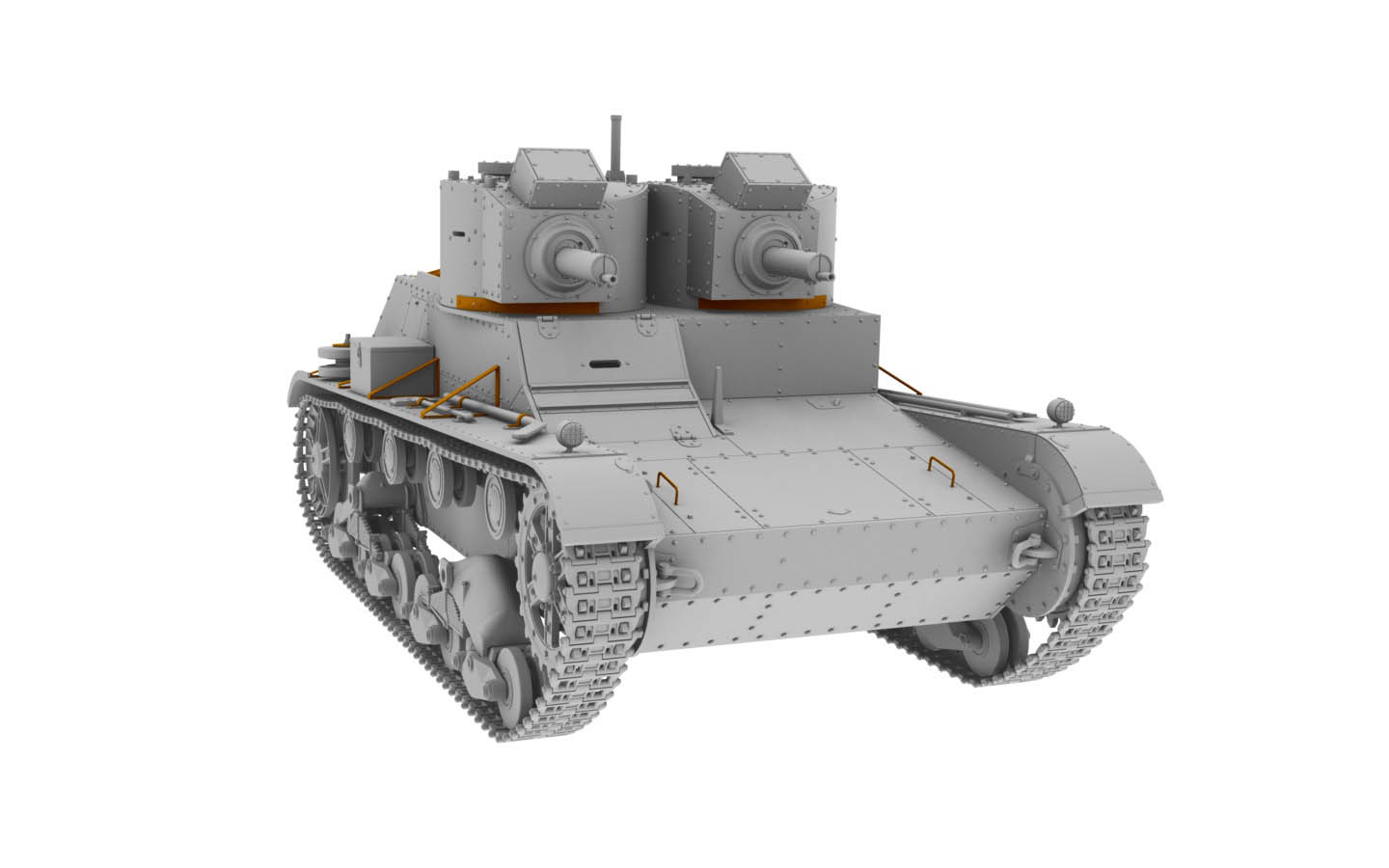 7TP Polish Tank - Twin Turret - Late production - IBG 35072 ...