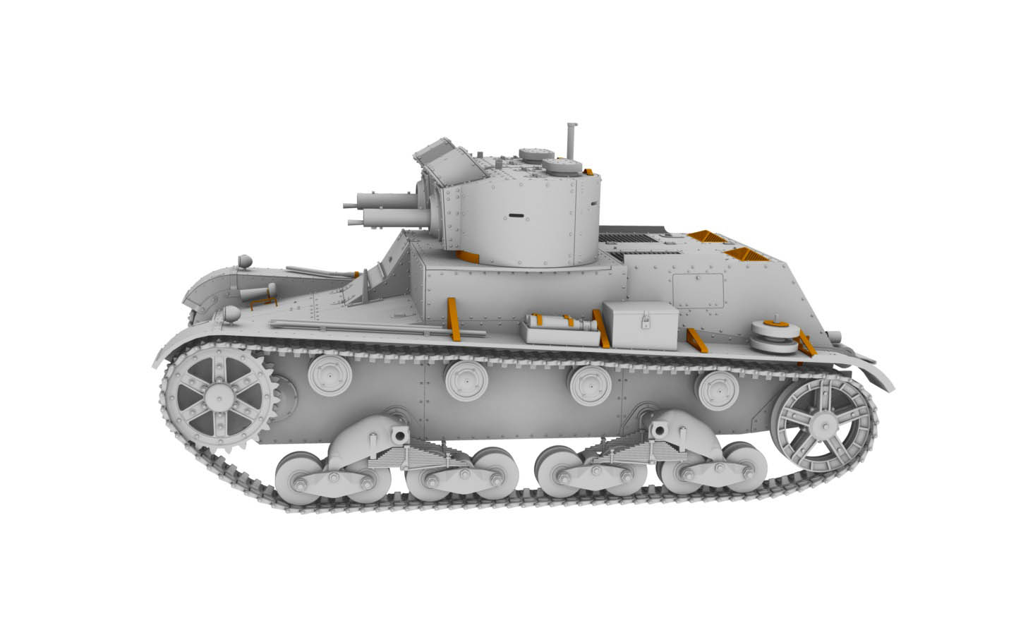 7TP Polish Tank - Twin Turret - Late production - IBG 35072 ...