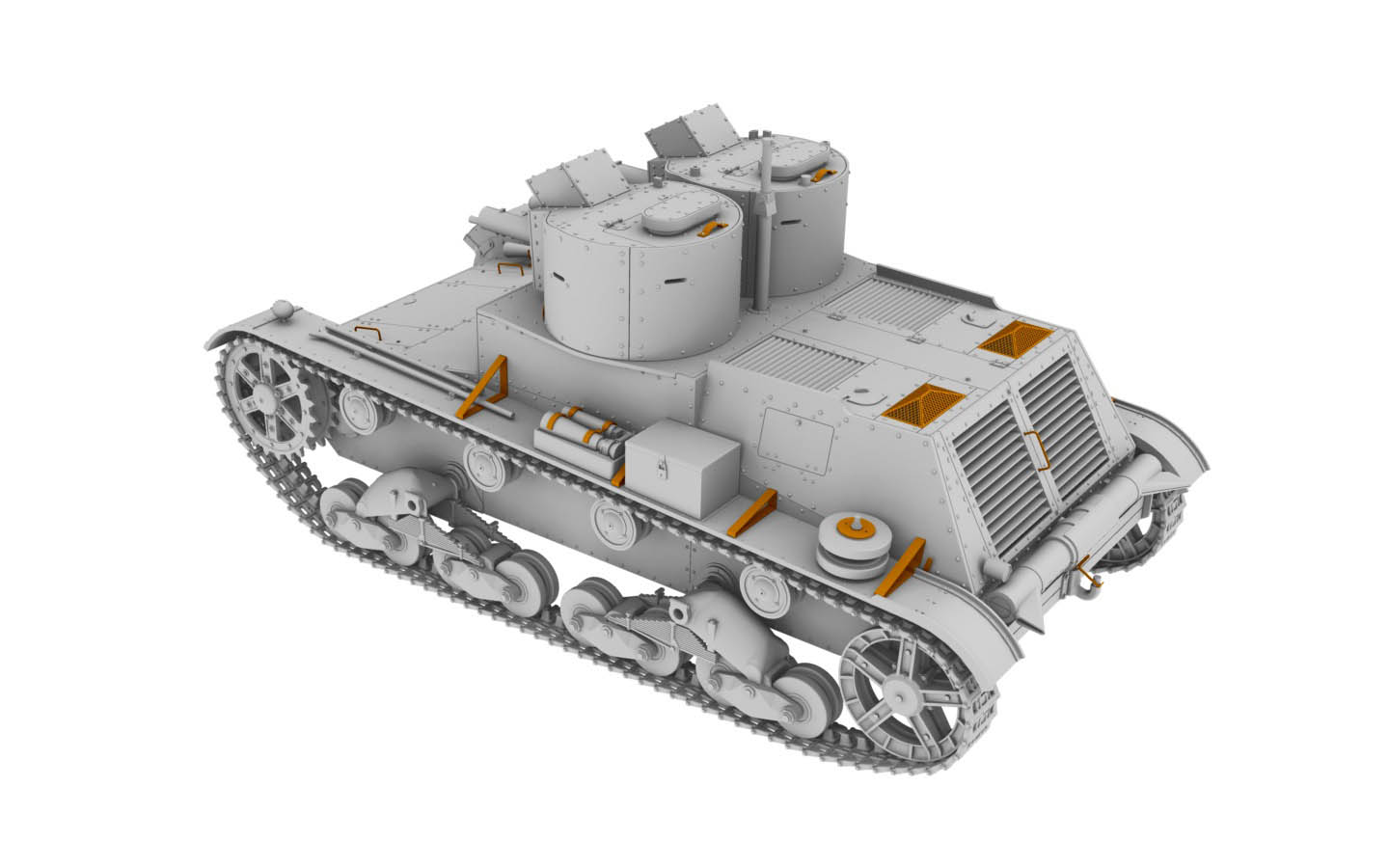 7TP Polish Tank - Twin Turret - Late production - IBG 35072 ...