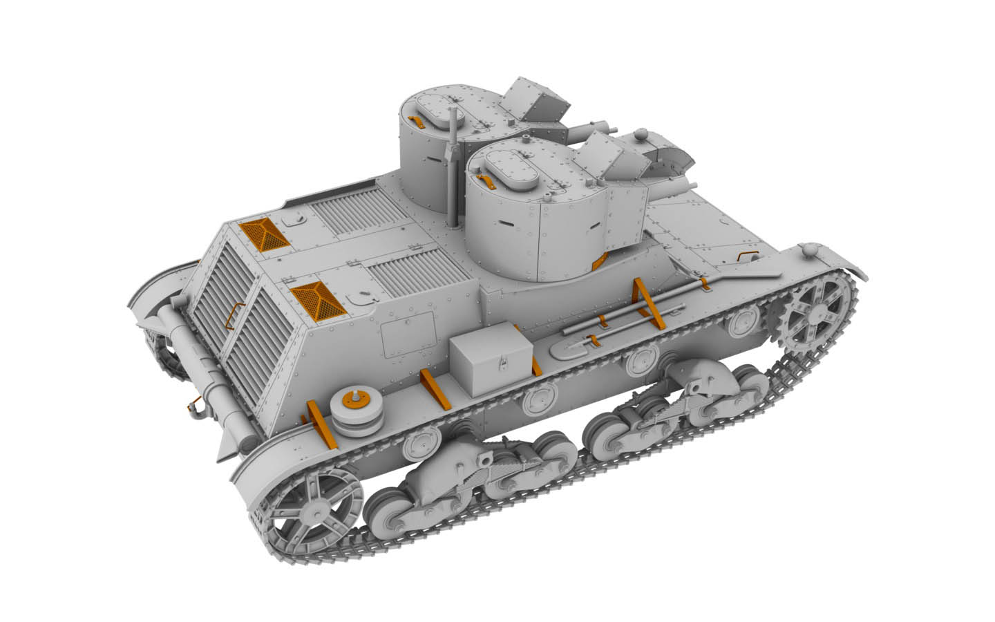 7TP Polish Tank - Twin Turret - Late production - IBG 35072 ...