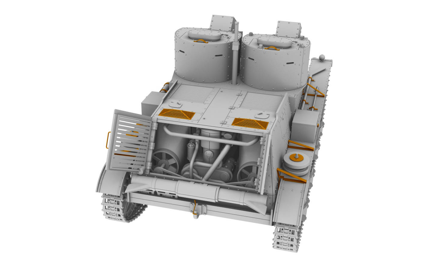 7TP Polish Tank - Twin Turret - Late production - IBG 35072 ...