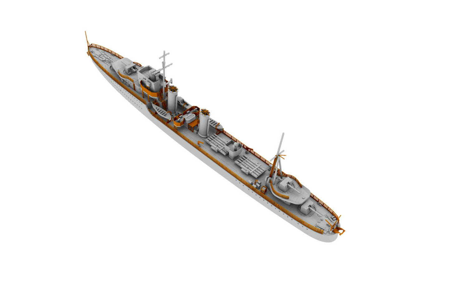 HMS Glowworm 1938 British G-class destroyer - IBG 70008 | kingshobby.com
