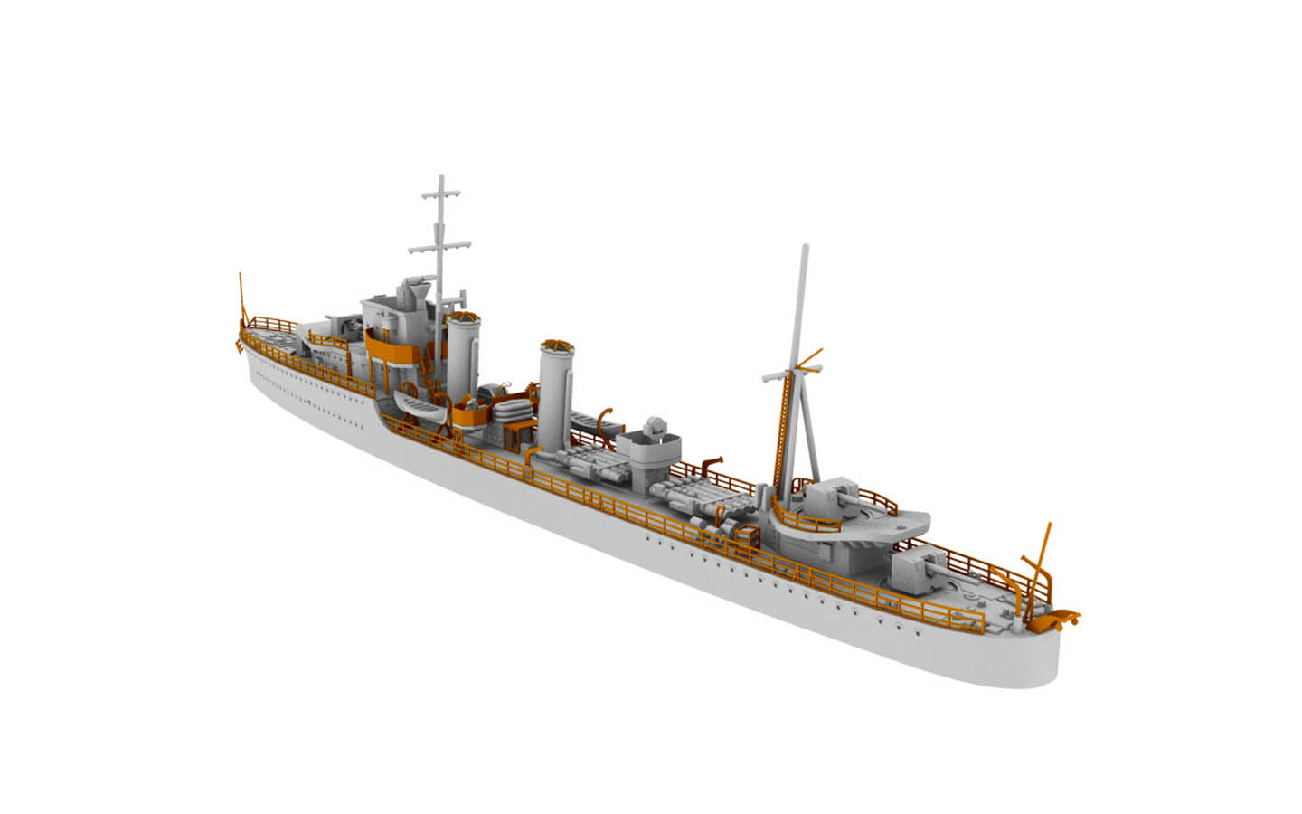 HMS Glowworm 1938 British G-class destroyer - IBG 70008 | kingshobby.com