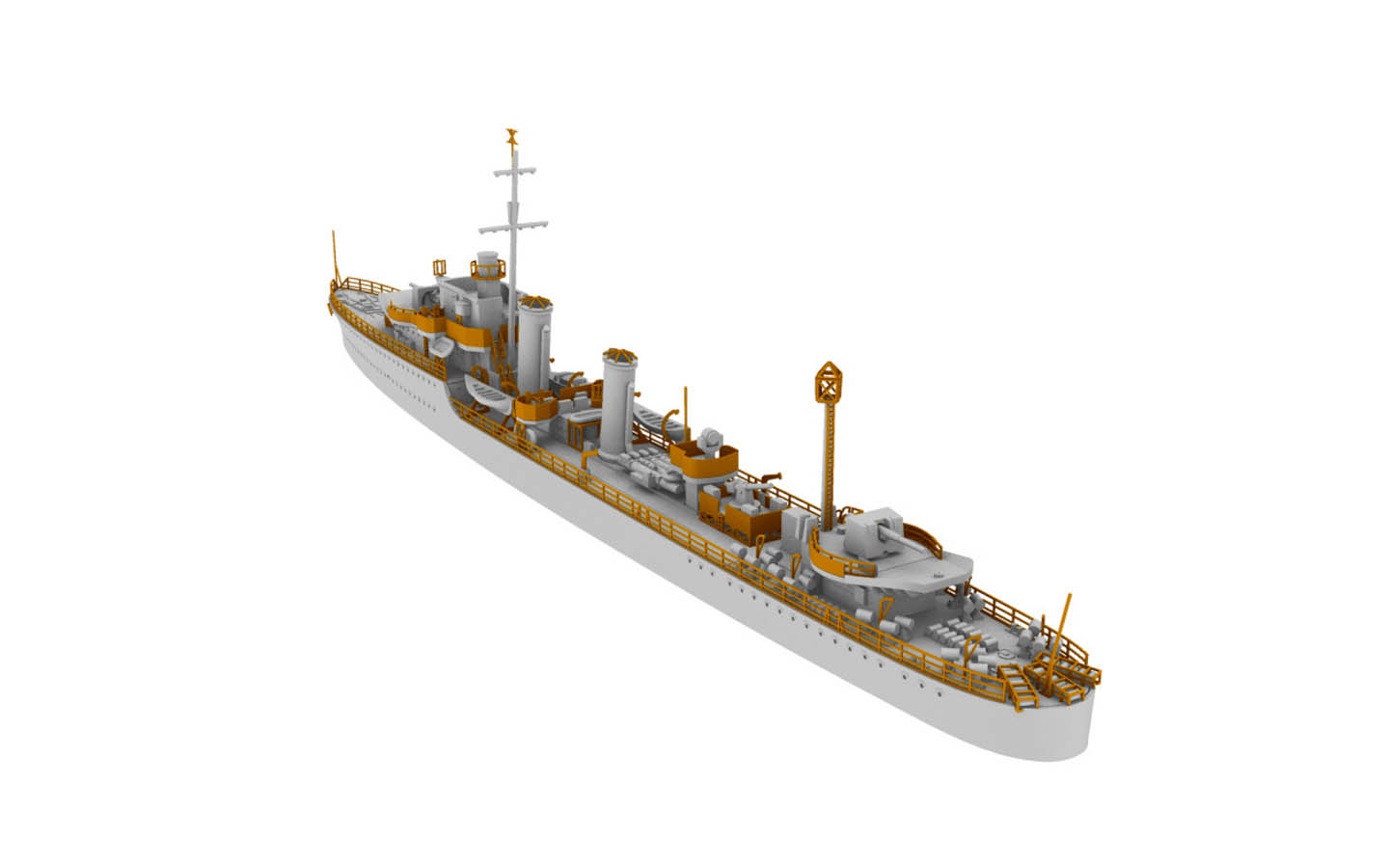 HMS Harvester 1943 British H-class destroyer - IBG 70010 | kingshobby.com