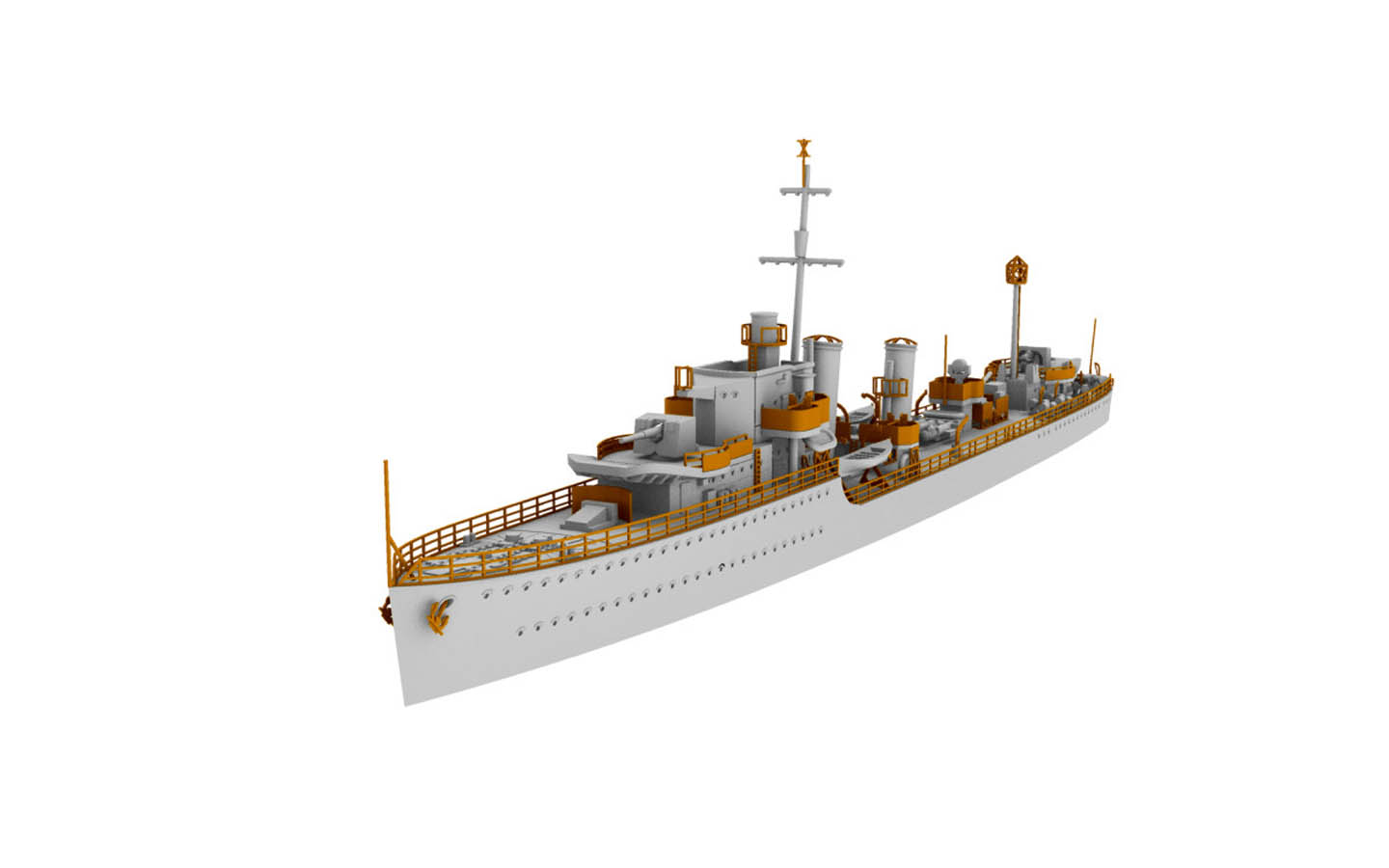 HMS Harvester 1943 British H-class destroyer - IBG 70010 | kingshobby.com