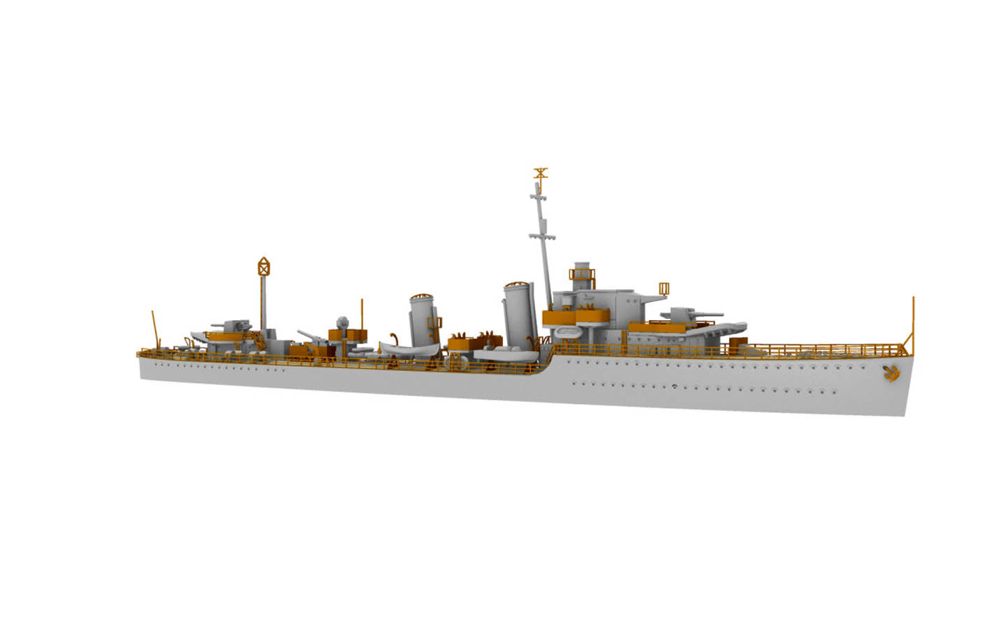 HMS Harvester 1943 British H-class destroyer - IBG 70010 | kingshobby.com