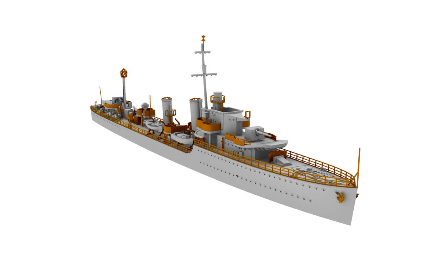 HMS Harvester 1943 British H-class destroyer - IBG 70010 | kingshobby.com