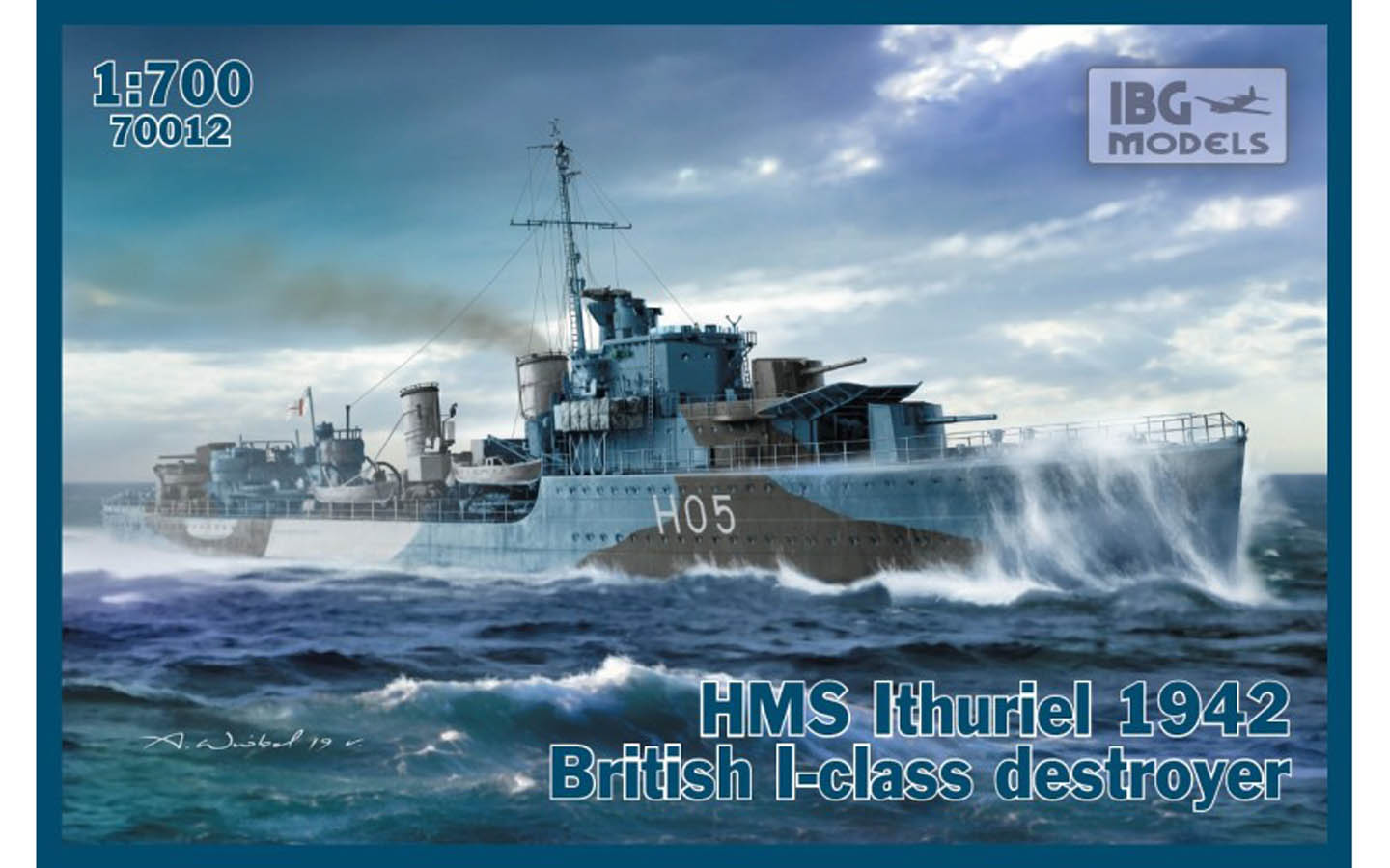 HMS Ithuriel 1942 British I-class destroyer - IBG 70012 | kingshobby.com
