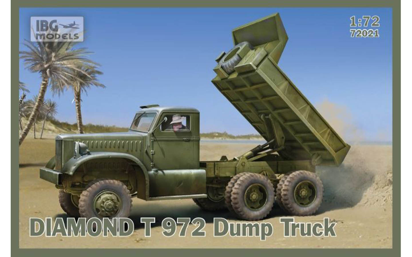 Diamond T 972 Dump Truck - IBG 72021 | kingshobby.com