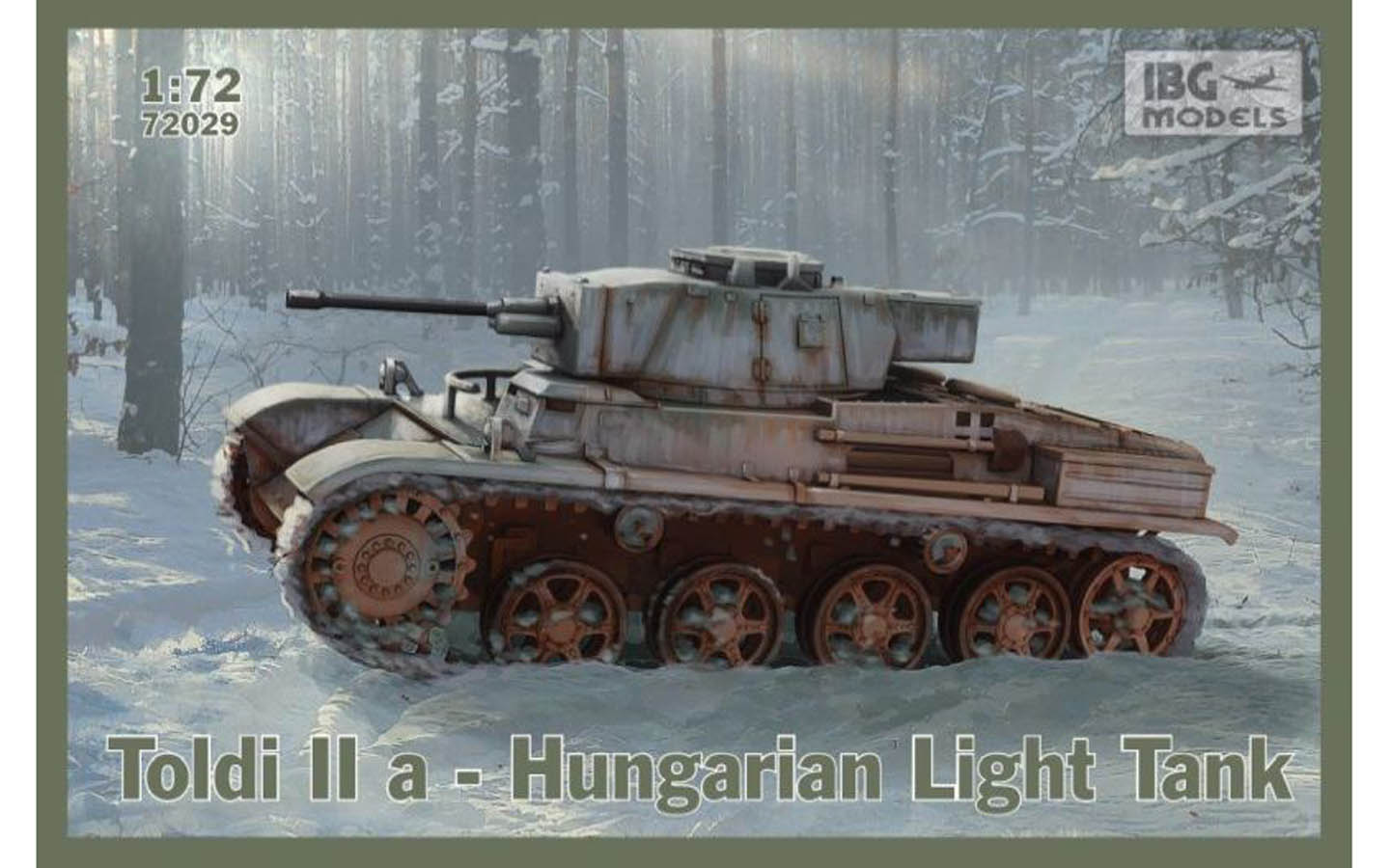 Toldi IIa - Hungarian Light Tank - IBG 72029 | kingshobby.com