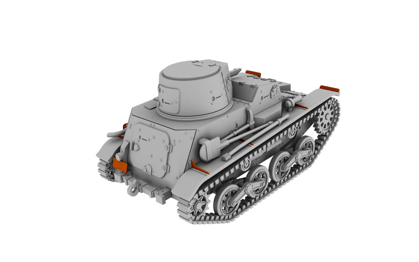 Type 94 Japanese Tankette with trailers - IBG 72045 | kingshobby.com