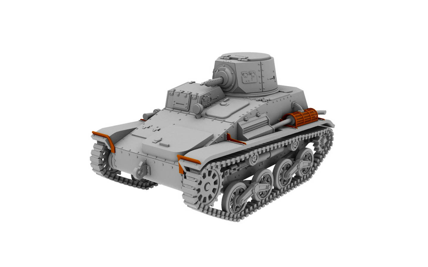 Type 94 Japanese Tankette with trailers - IBG 72045 | kingshobby.com