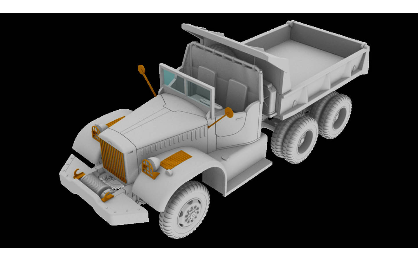 Diamond T 972 Dumptruck - Softcab - IBG 72087 | kingshobby.com