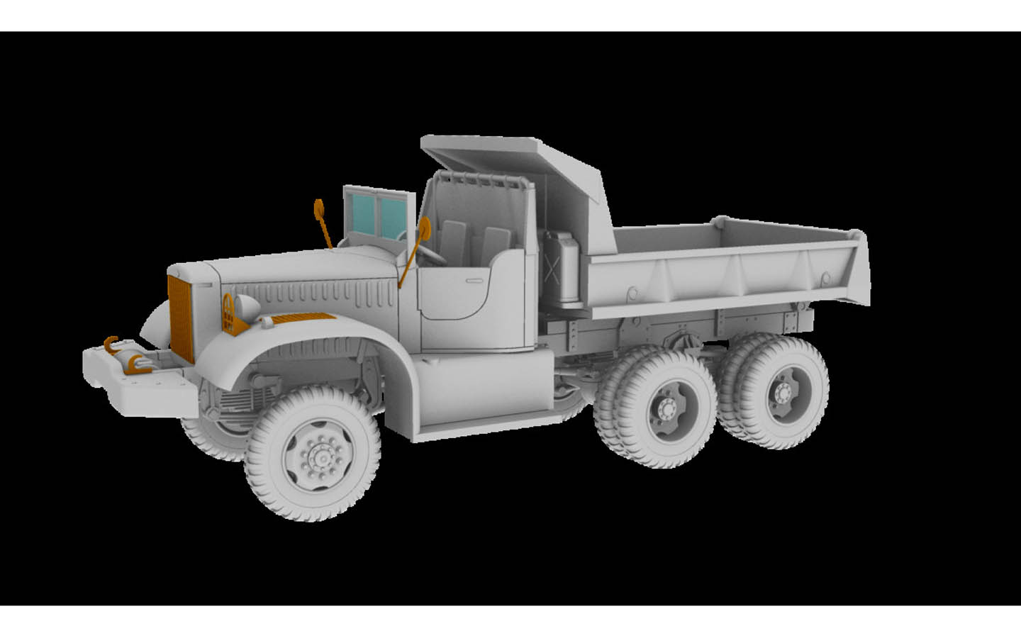 Diamond T 972 Dumptruck - Softcab - IBG 72087 | kingshobby.com