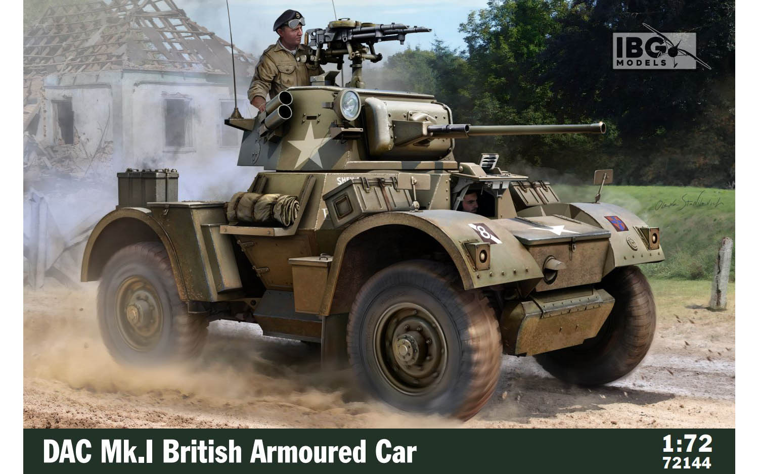 DAC Mk.I British Armoured Car - IBG 72144 | kingshobby.com