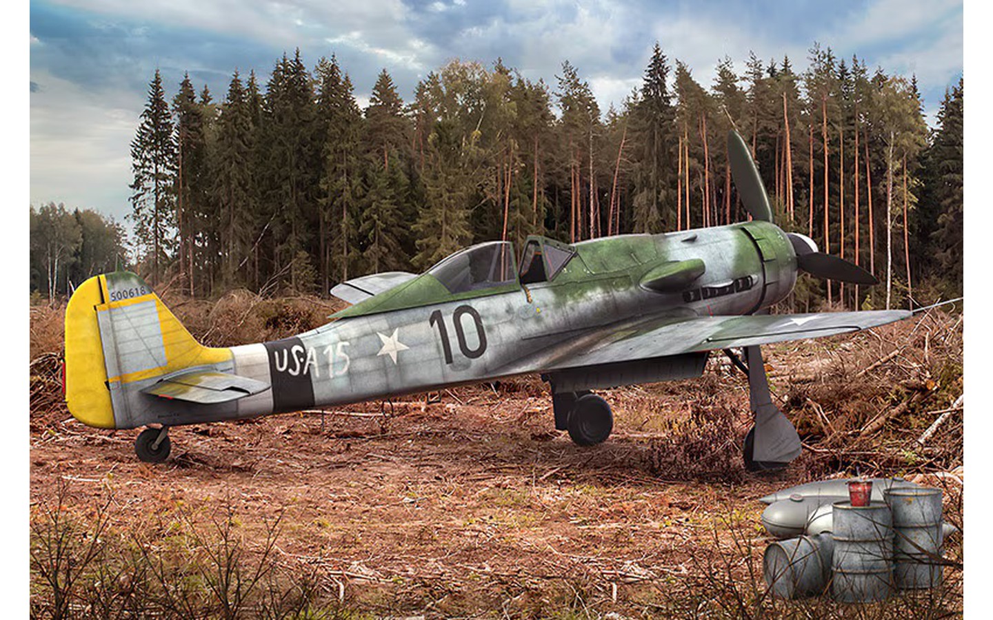 Focke-Wulf Fw 190D-9 In US Army Air Force - IBG 72550 | kingshobby.com