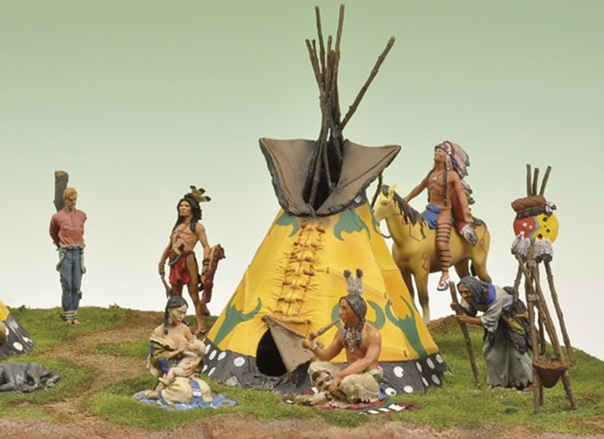 Indian Village - Andrea DIORAMA-FW2-2 | kingshobby.com