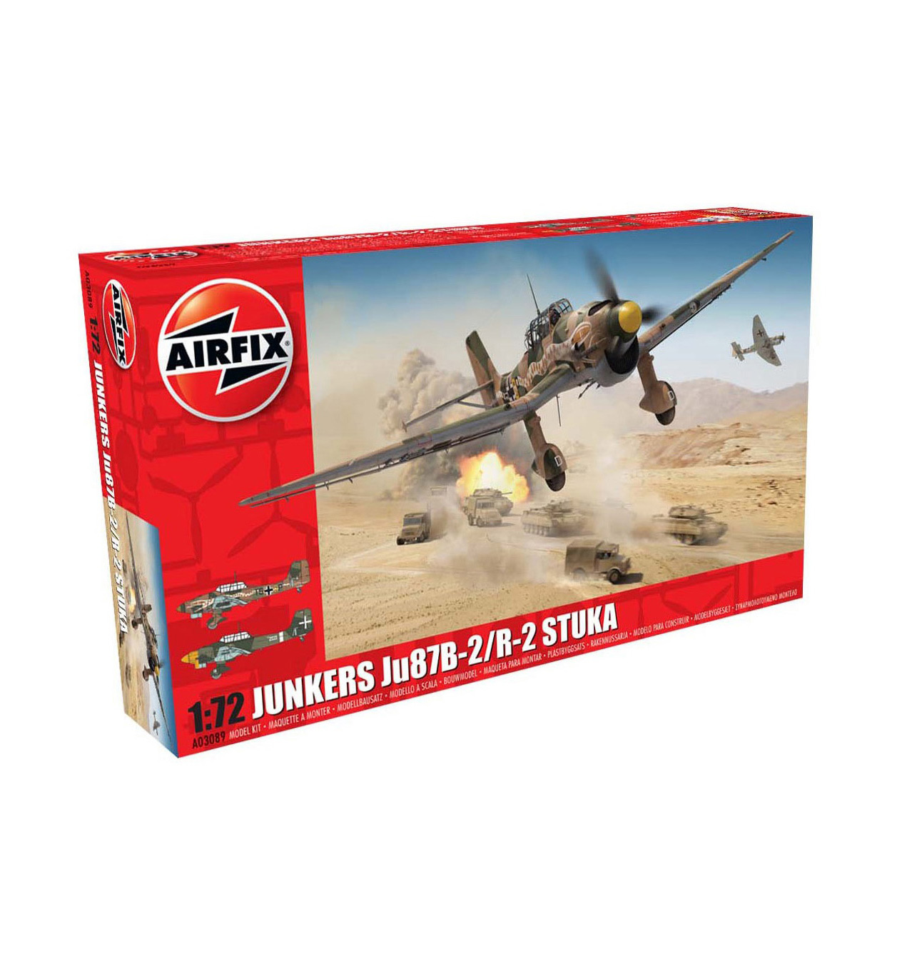 Junkers Ju87B-2/R-2 Stuka - Airfix A03089 | kingshobby.com