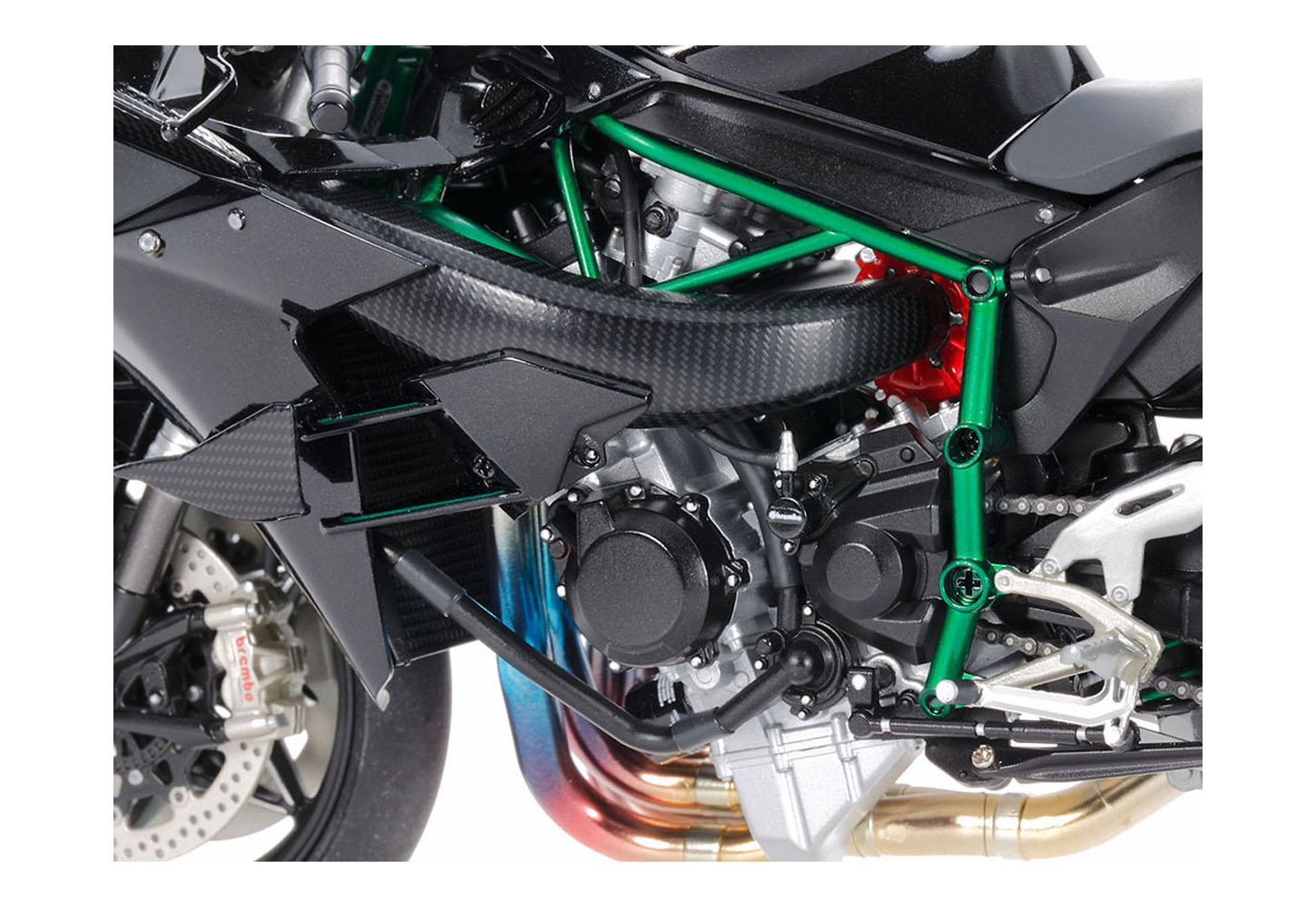 Kawasaki Ninja H2R - Finished Model - Tamiya 21160 | kingshobby.com