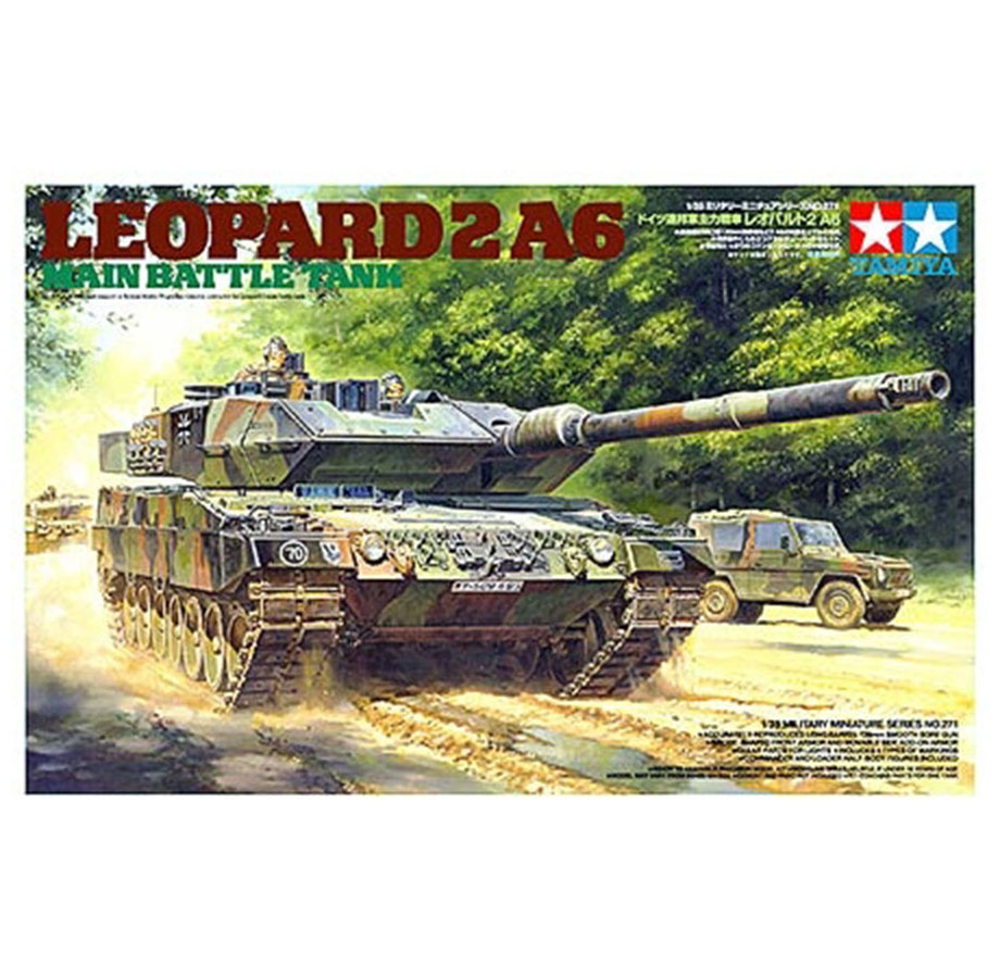 Leopard 2 A6 Main Battle Tank - Tamiya 35271 | kingshobby.com