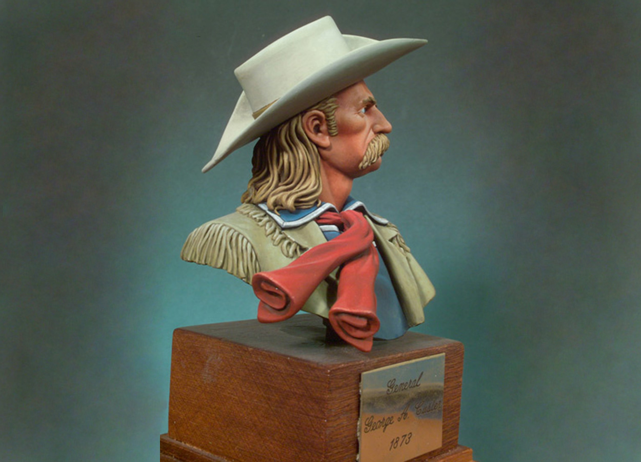 Lt. Col. George A. Custer (1873) - Bust - Andrea S9-B01 | kingshobby.com