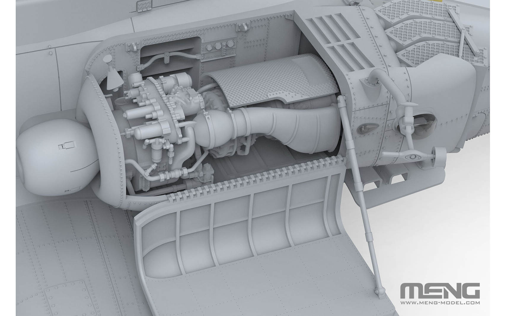 AH-64D Saraf, Heavy Attack Helicopter, Israeli Air Force - Meng QS-005 | kingshobby.com