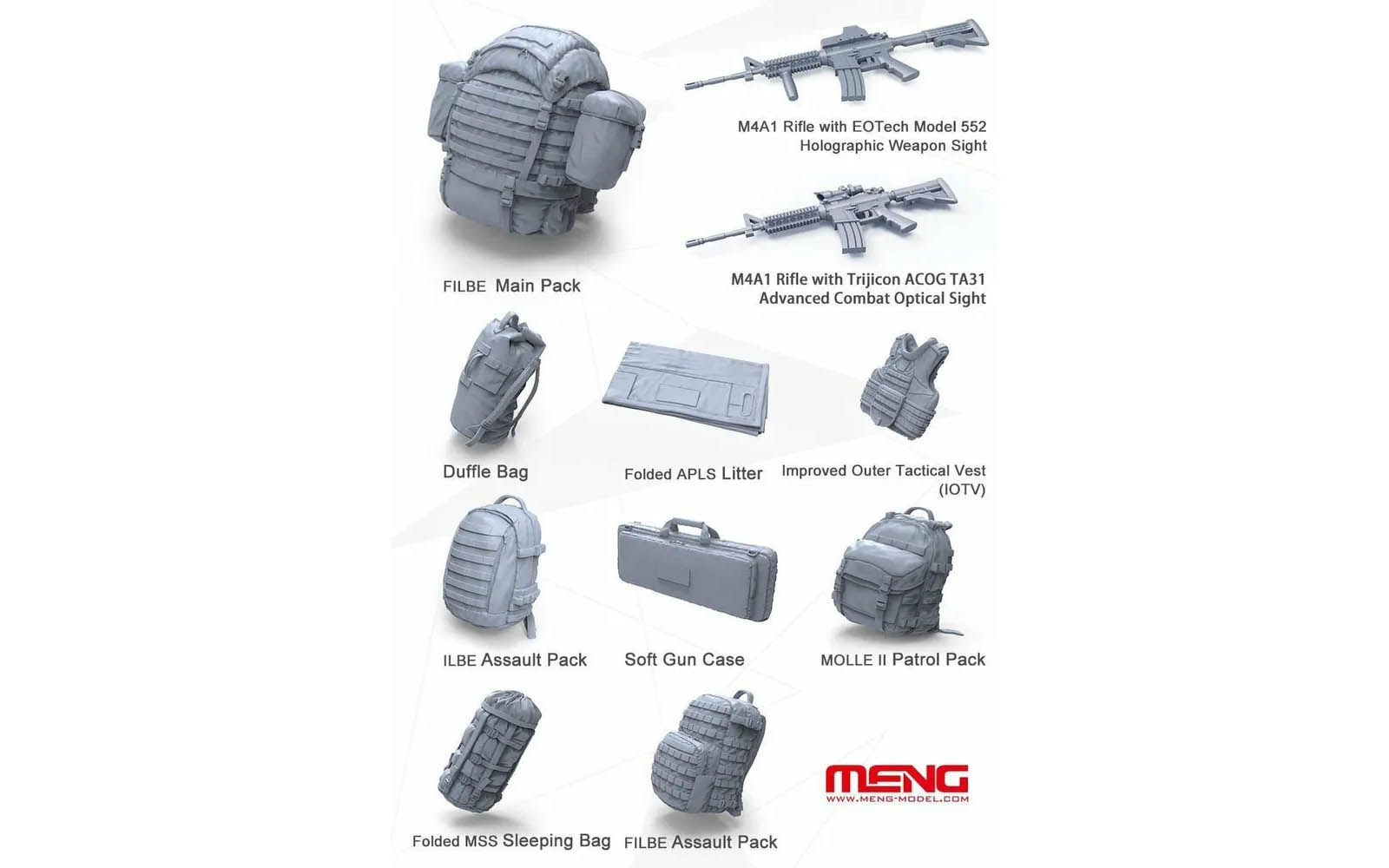Modern U.S. Marines Individual Load-Carrying Equipment - Meng SPS-027 ...
