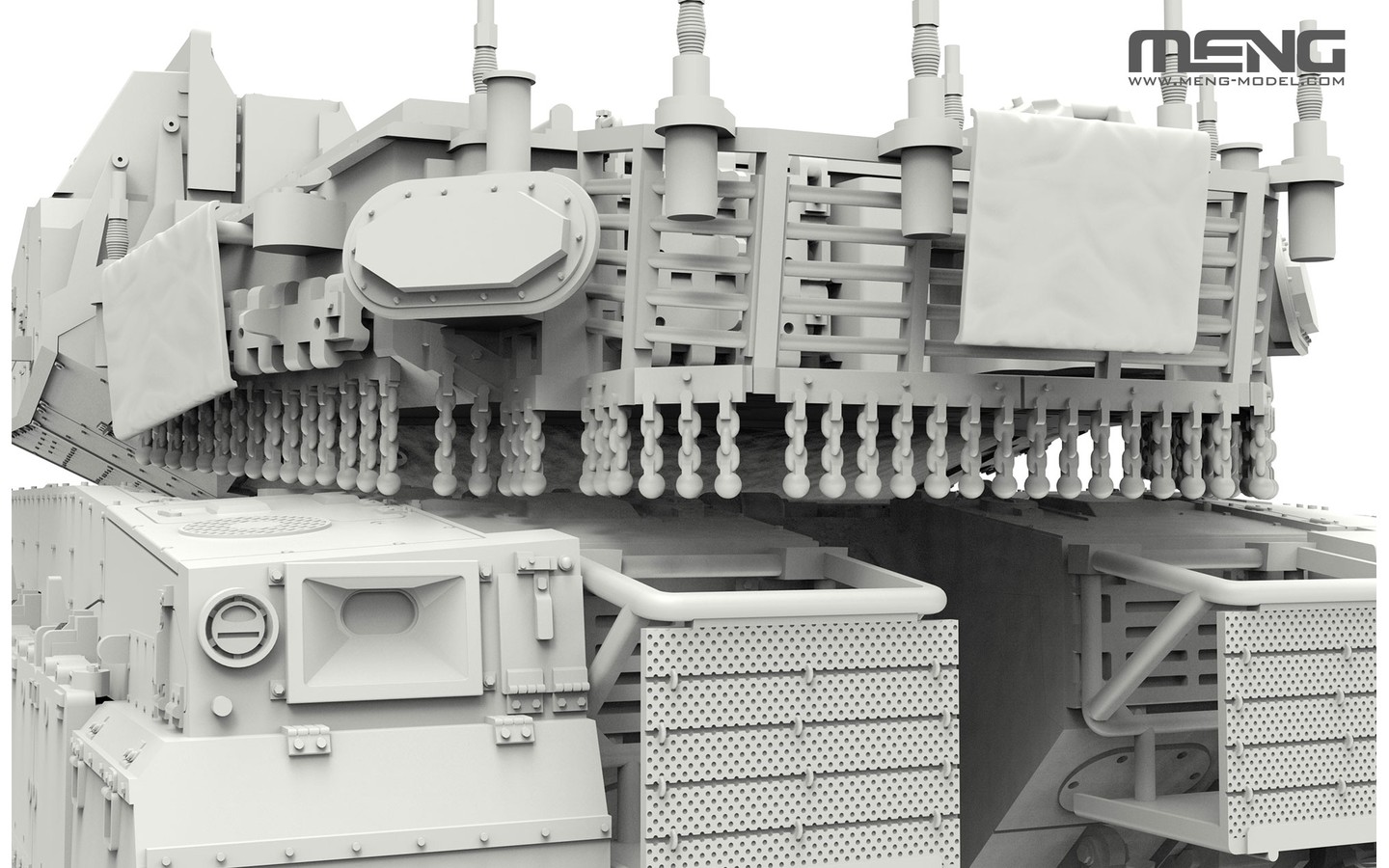 Israeli Main Battle Tank Merkava Mk.4M with Trophy Active Protection ...