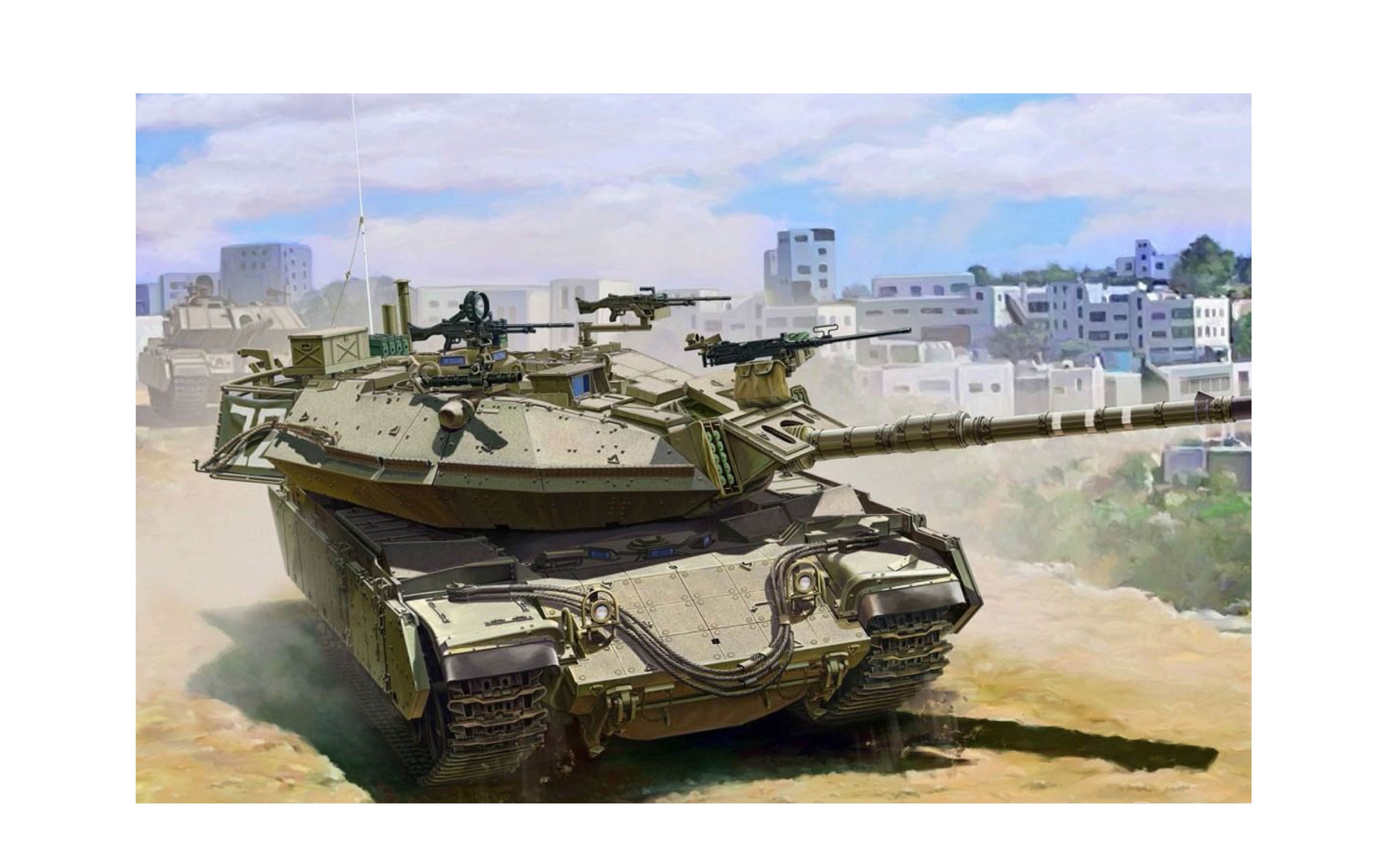 Magach 6B Gal Batash Israel Main Battle Tank - Meng TS-040 | kingshobby.com