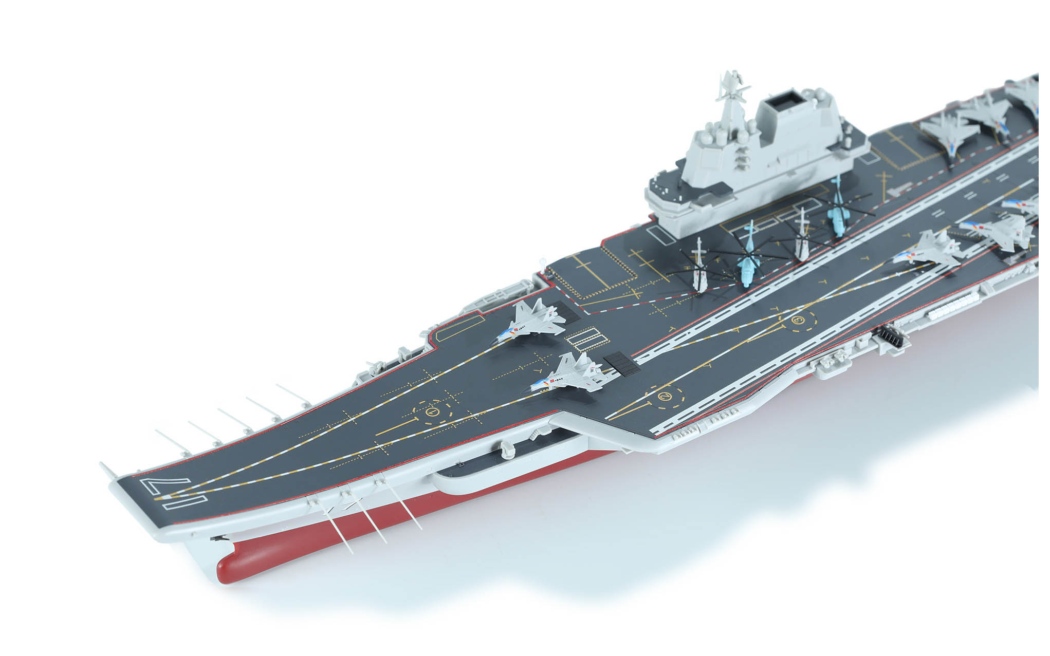 PLA Navy Shandong, Pre-colored Edition - Meng PS-006S | kingshobby.com