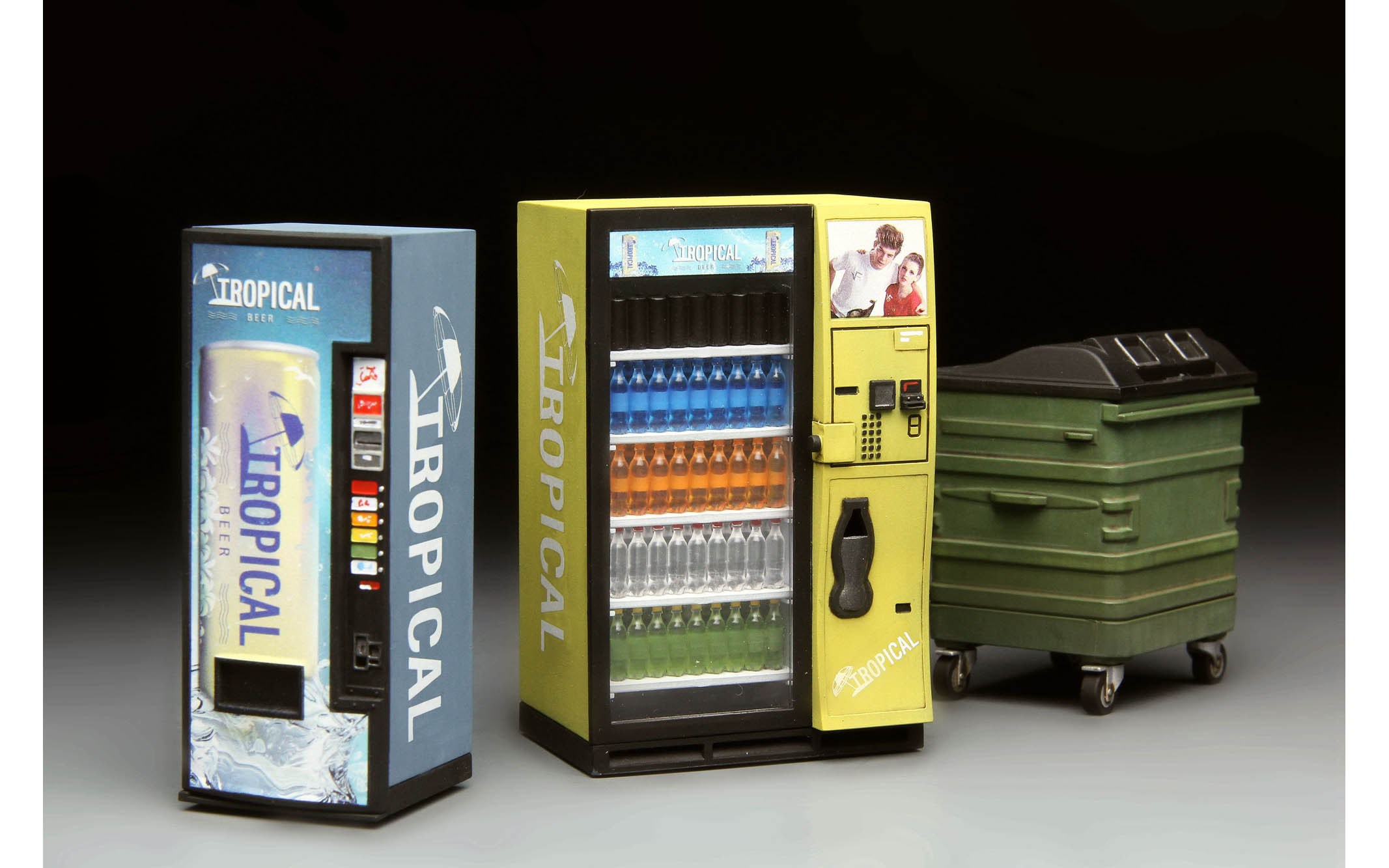 Vending Machine & Dustbin Set - Meng SPS-018 | kingshobby.com