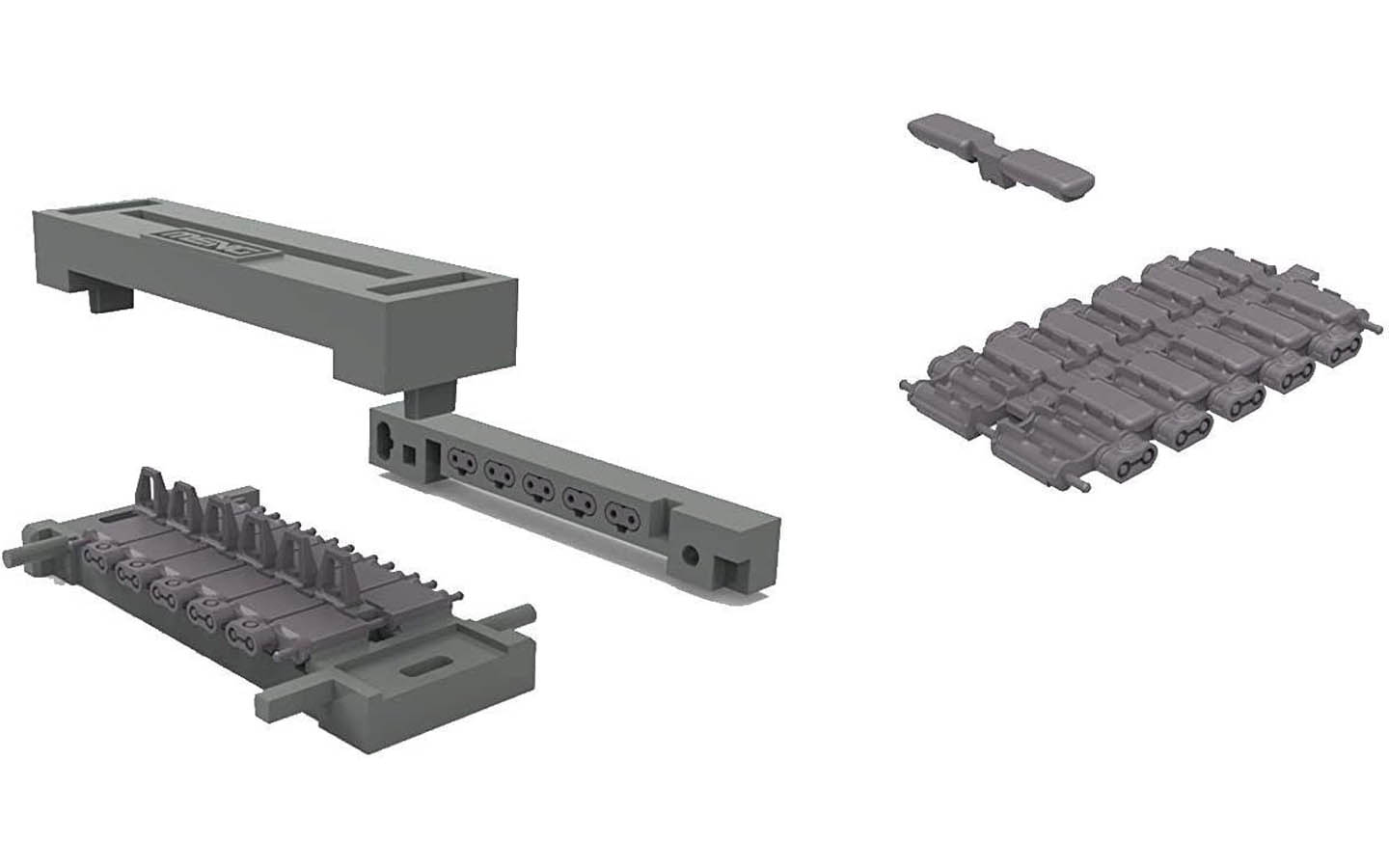 Double-pin Tracks for T-72 & T-90 Main Battle Tanks - Meng SPS-030 ...