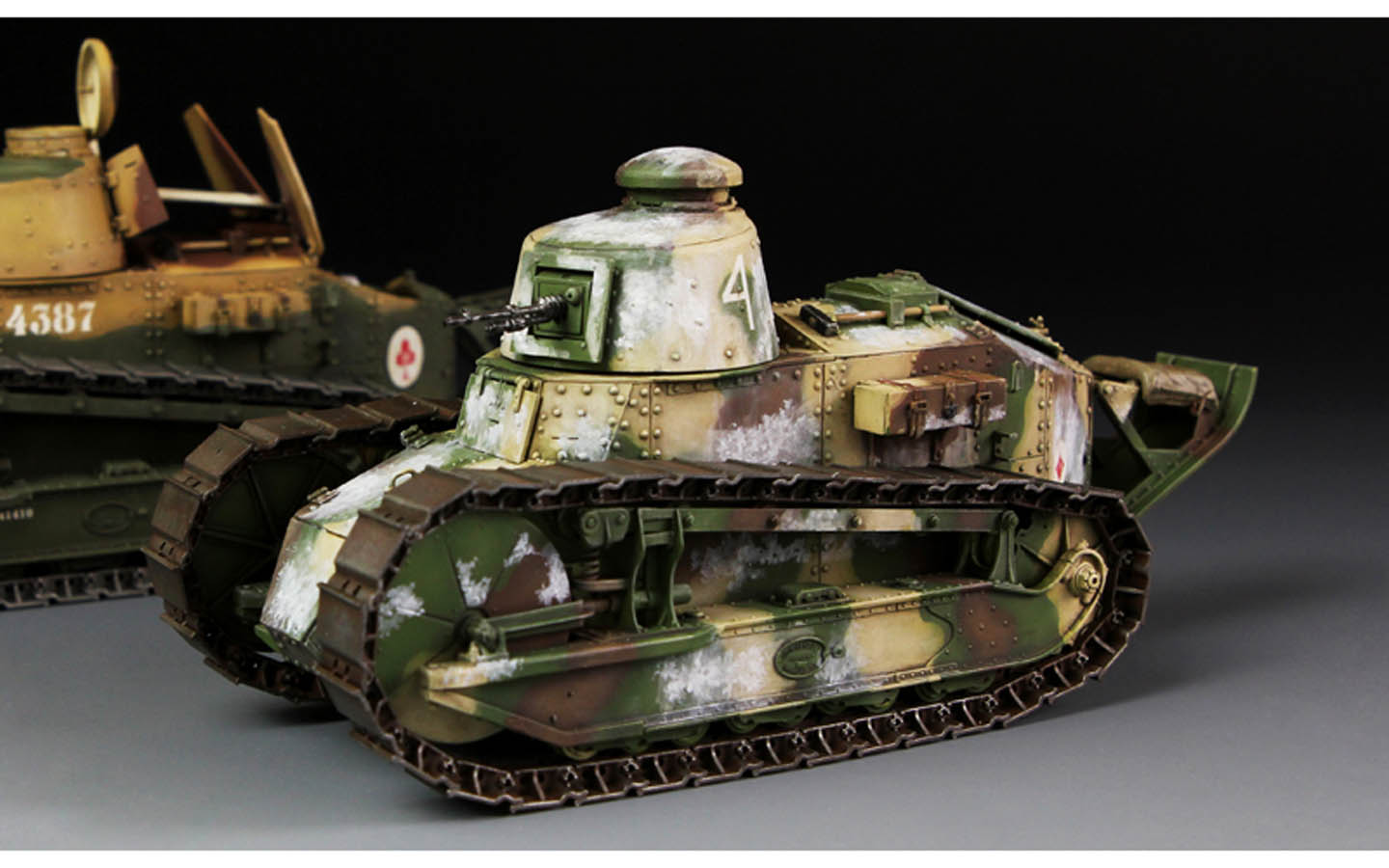 French FT-17 Light Tank (Cast Turret) - Meng TS-008 | kingshobby.com