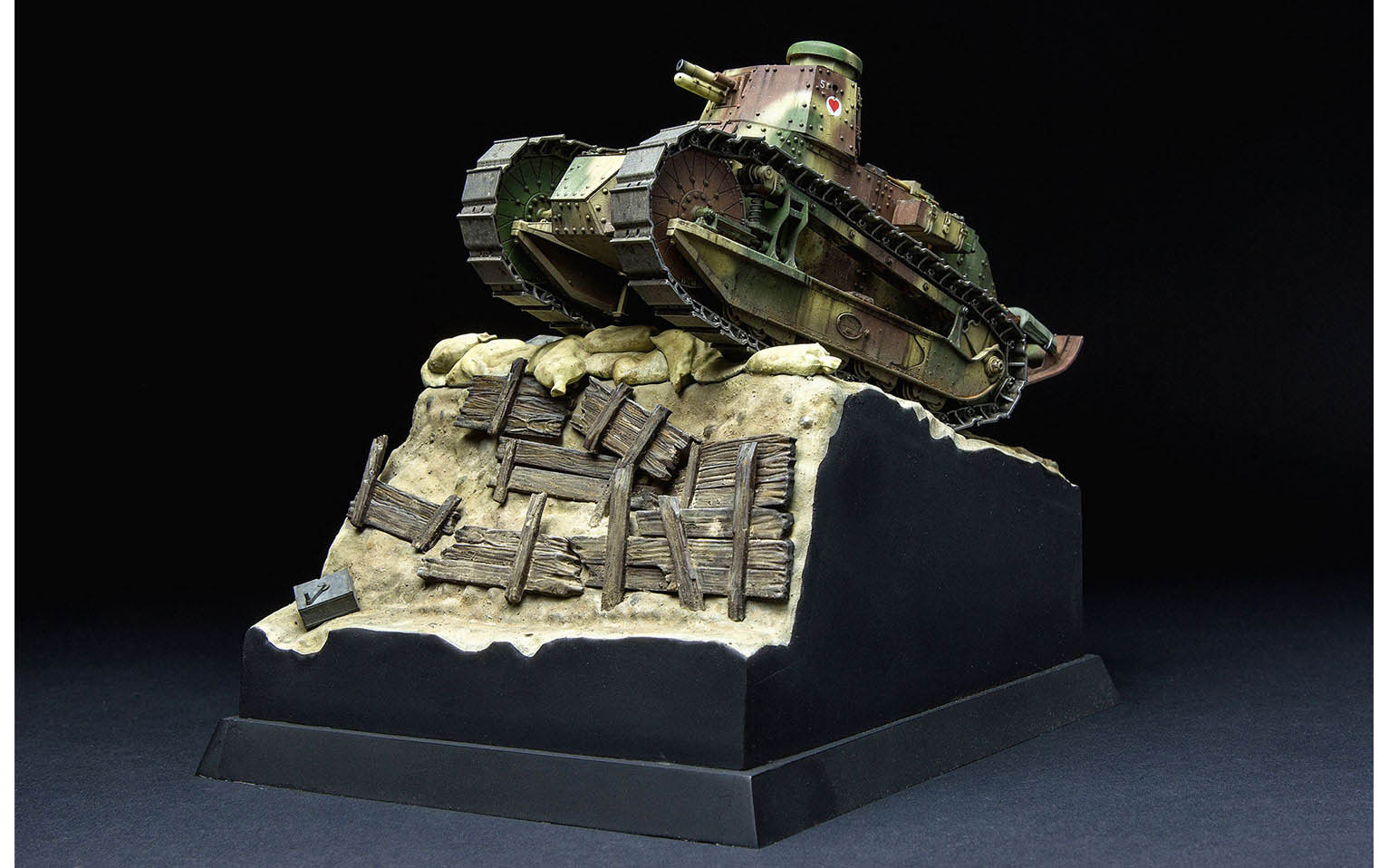 French FT-17 Light Tank (Riveted Turret) - Meng TS-011 | kingshobby.com