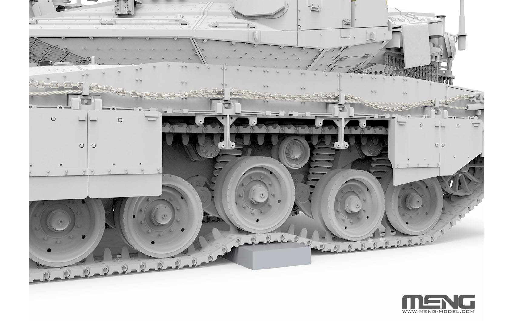 Merkava Mk.4M w/Roof-mounted Slat Armor, Israel Main Battle Tank - Meng ...