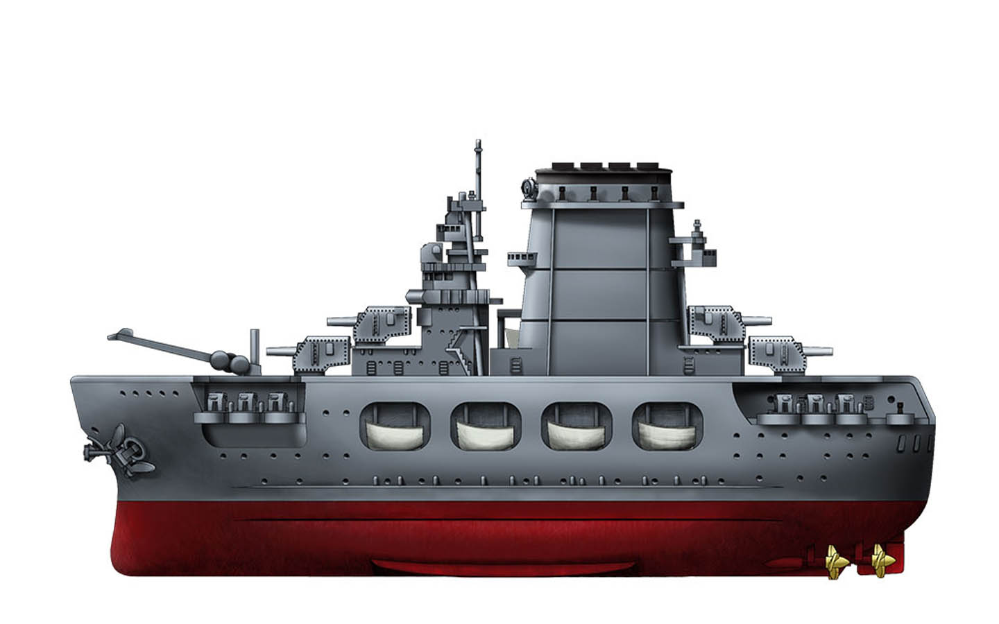 Warship Builder - Lexington - Meng WB-001 | kingshobby.com