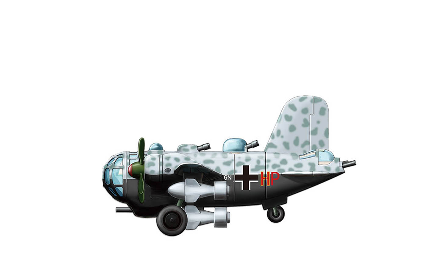 Meng Kids He177 Bomber - Meng MP-003 | kingshobby.com
